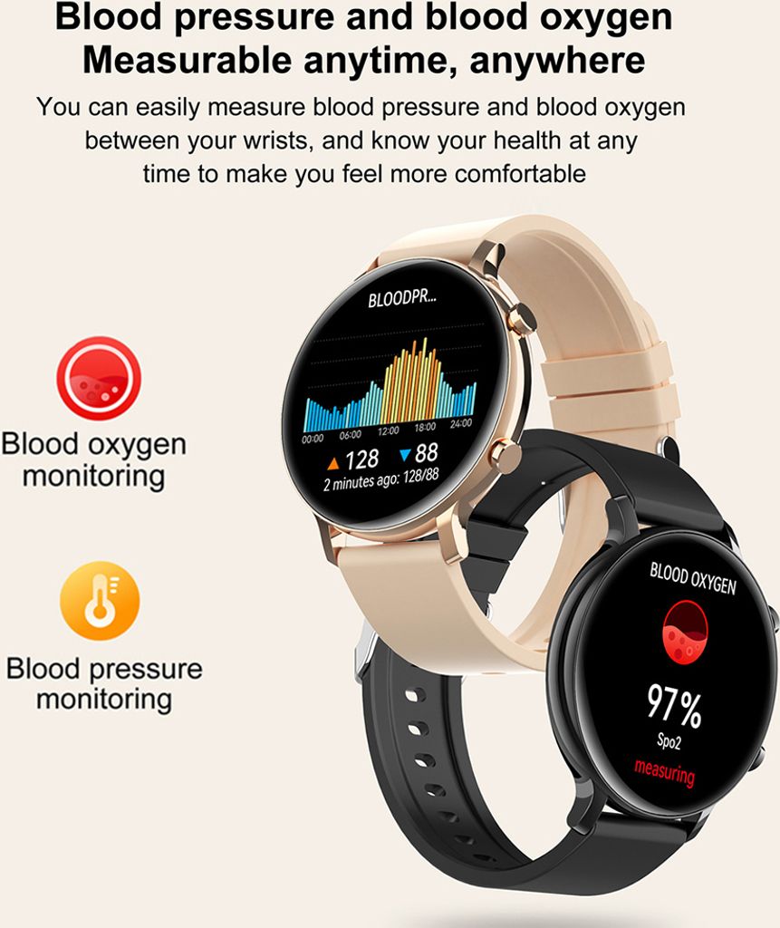 HW36 1,28" chytré hodinky, multifunkční | Kaufland.cz