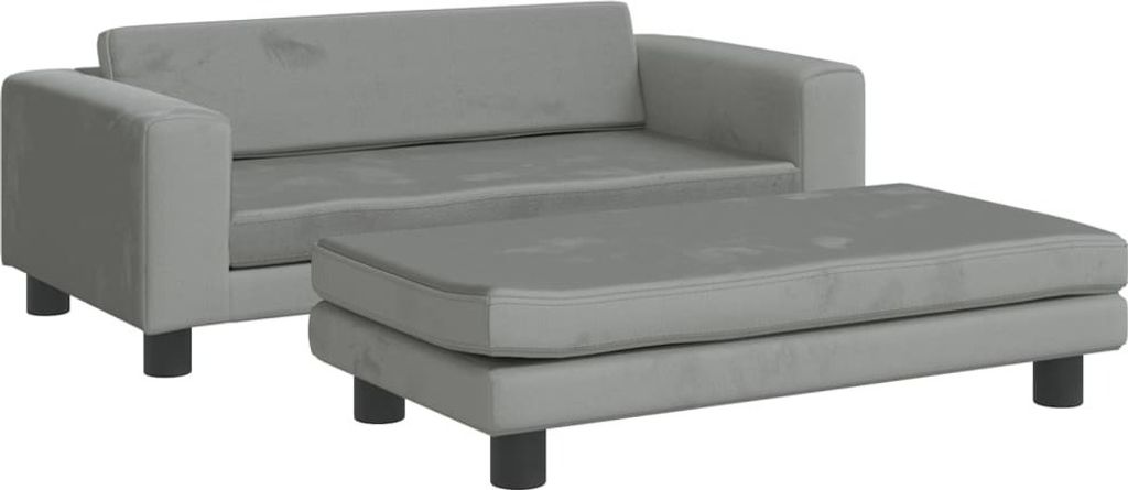 vidaXL Hundebett mit Verlängerung Hellgrau | Kaufland.de