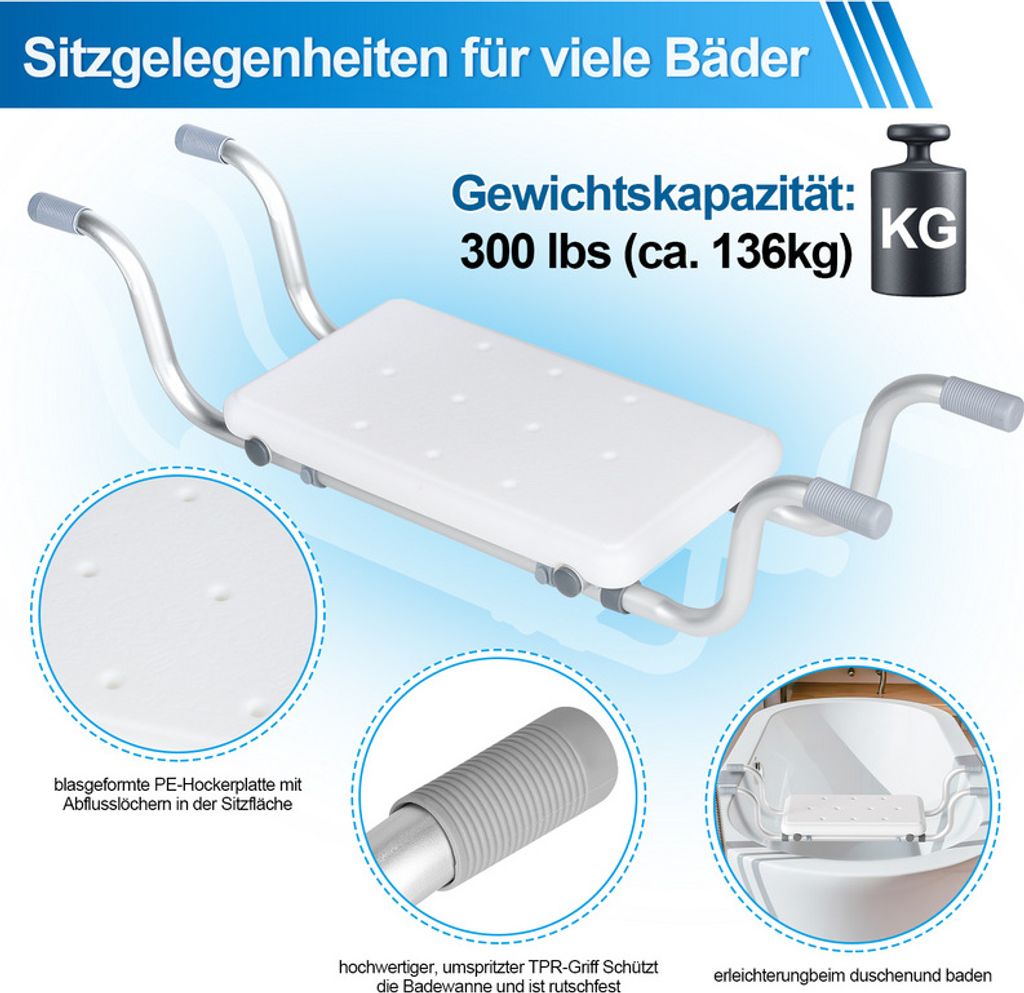 Jopassy Badewannensitz Badewannenbrett | Kaufland.de