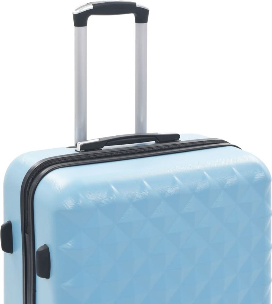 vidaXL Hard Shell Trolley Set 3 ks Modrý ABS | Kaufland.sk