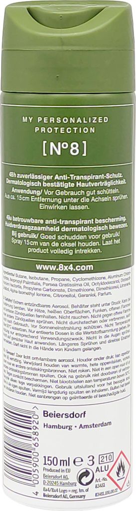 3x 8x4 Men Deodorant WILD OAK 150ml 48h | Kaufland.de
