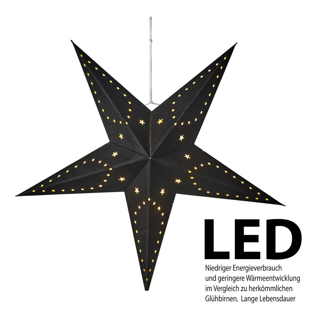 AMARE Papierstern LED Papierstern mit | Kaufland.de