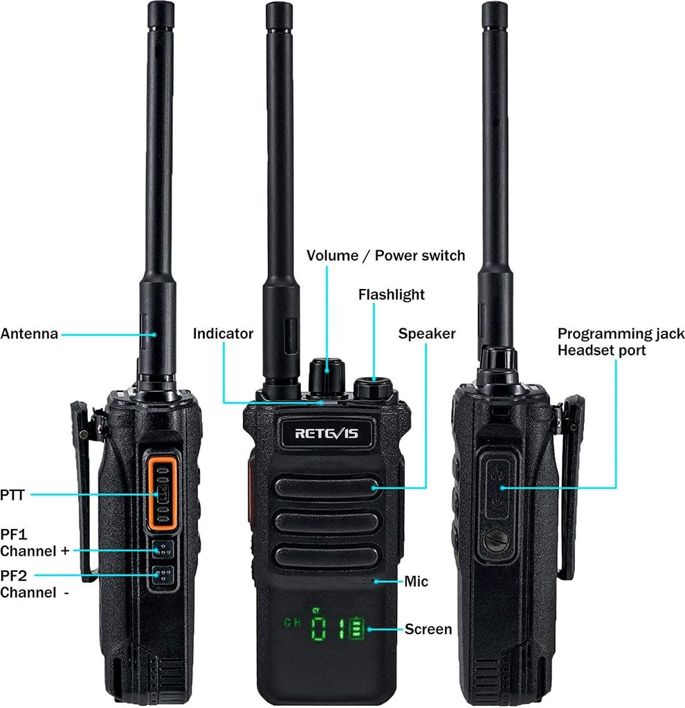 Retevis RT86 Funkgeräte, Walkie Talkie mit | Kaufland.de