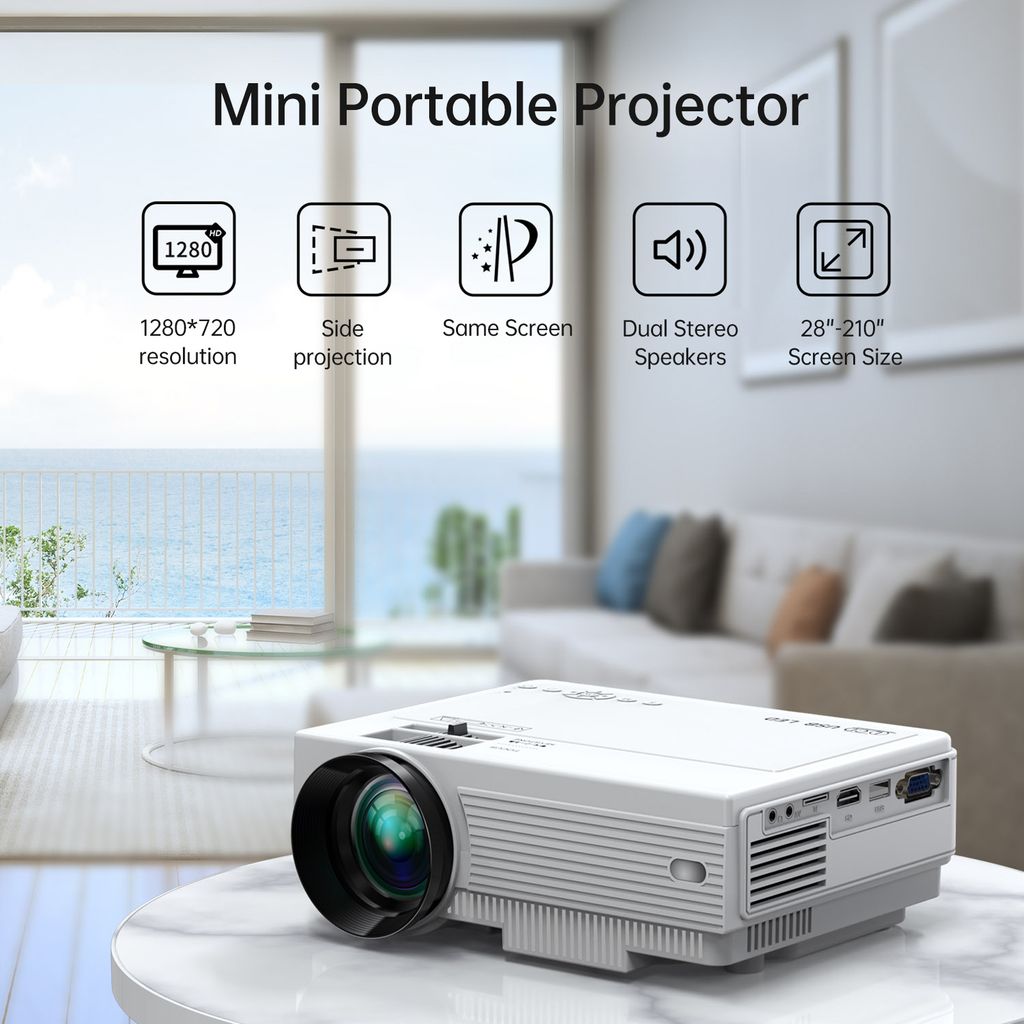 BTA8 Mini Beamer, 3D-Anzeigeleistung, 210 | Kaufland.de