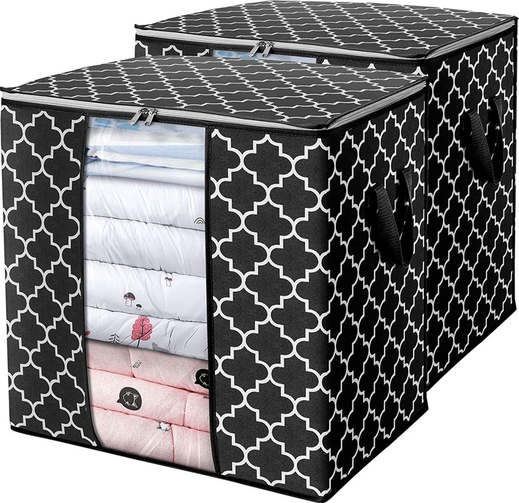 2x úložný box s vekom úložný vak, úložný priestor na periny