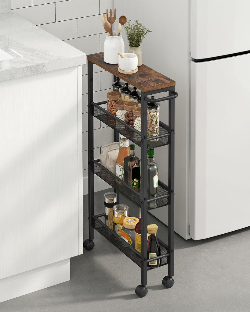 VASAGLE vozík, police do niky na kolečkách, | Kaufland.cz