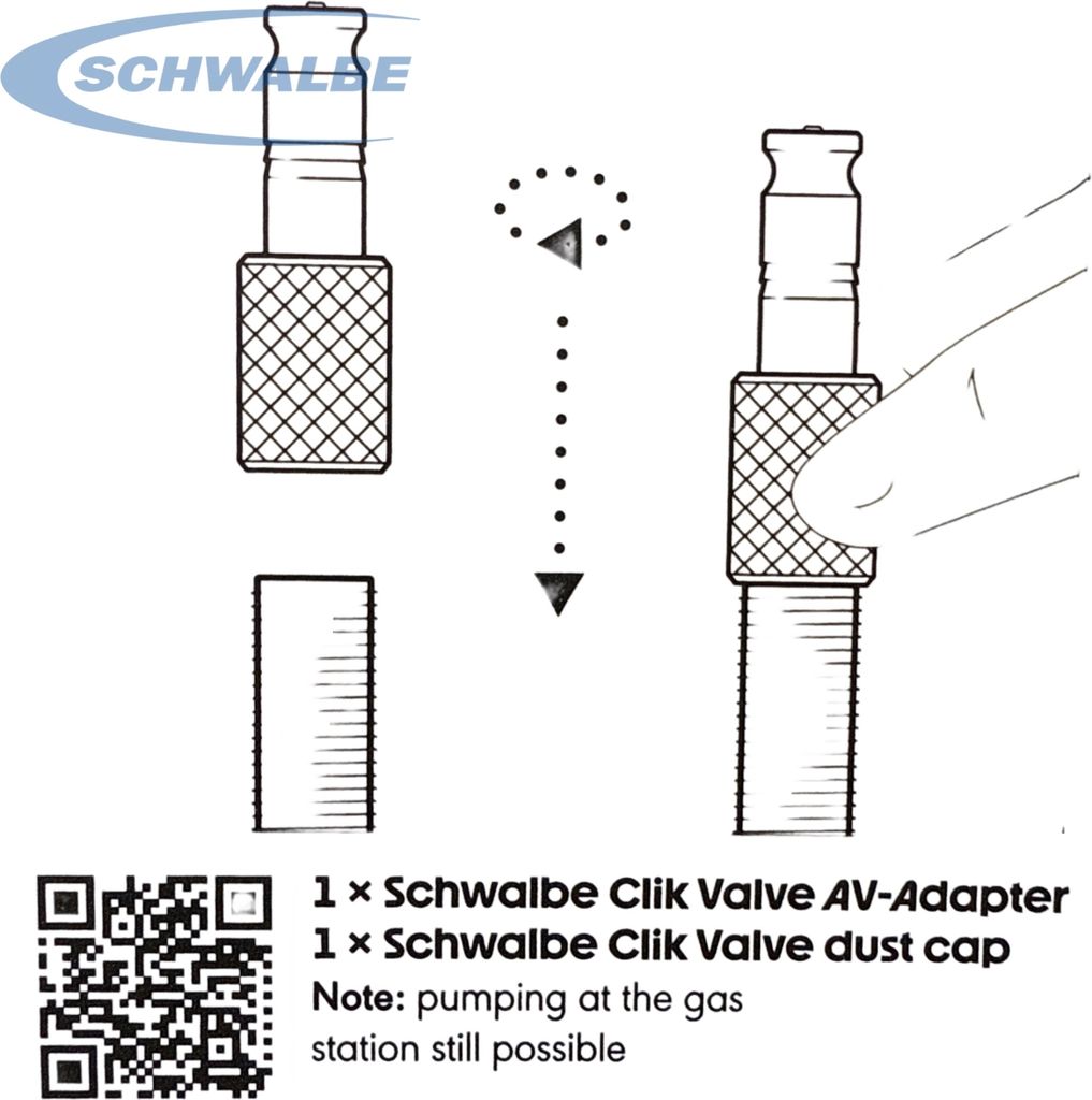 Schwalbe Fahrrad Clik Valve SCV System (AV) | Kaufland.de