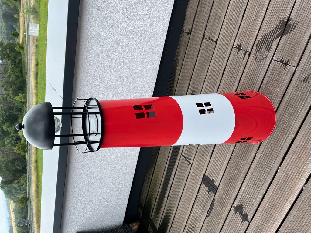 Solar Leuchtturm Metall - Höhe: 121 cm | Kaufland.de