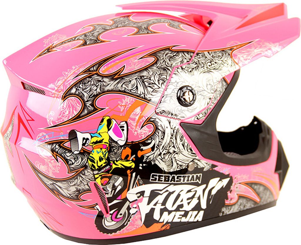 Crosshelm Mejia pink Größe XL Motocrosshelme | Kaufland.de