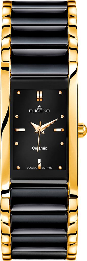 Dugena Damen Uhr 4460591 Quadra Keramik | Kaufland.de