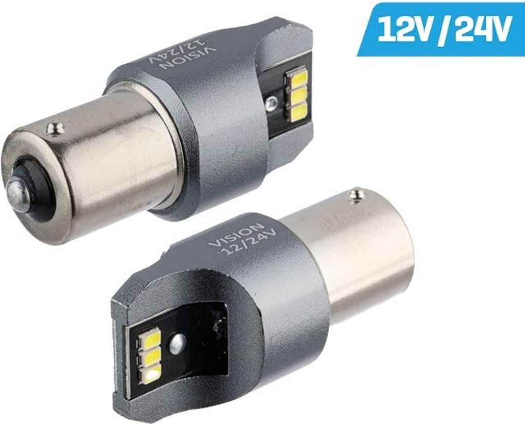 Żarówka VISION P21W BA15s 12/24V 6x 3020 SMD | Kaufland.pl