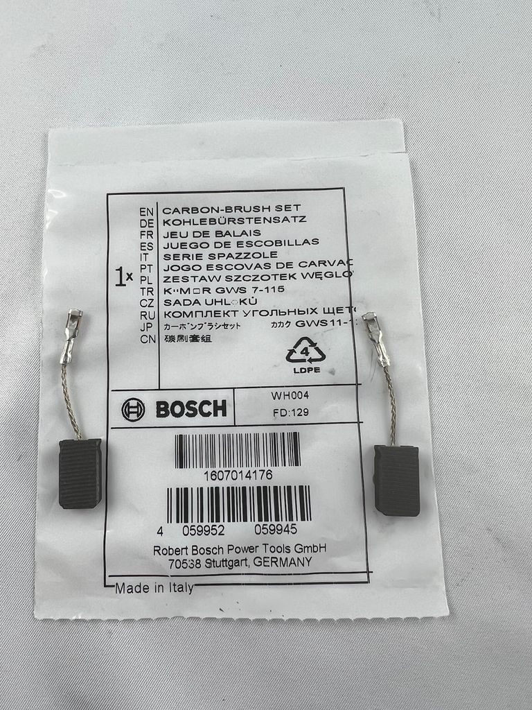 BOSCH Original Kohlebürsten 1607014176/1607014172