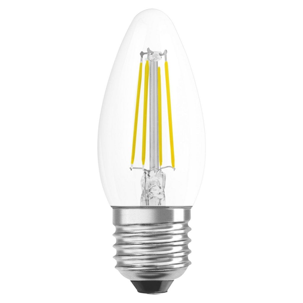 OSRAM Retrofit E27 LED Kerze 4W B40 Filament klar warmweiss