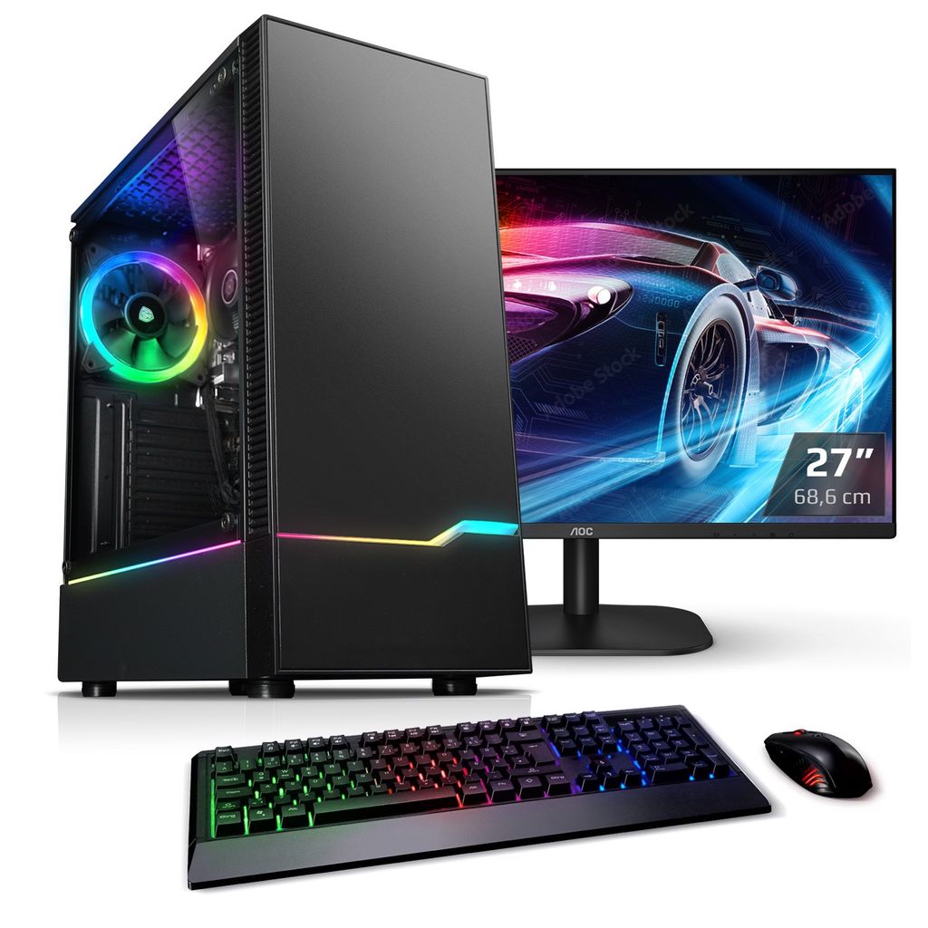 PC Set Gaming mit TFT Lightning 12 Gamer | Kaufland.de