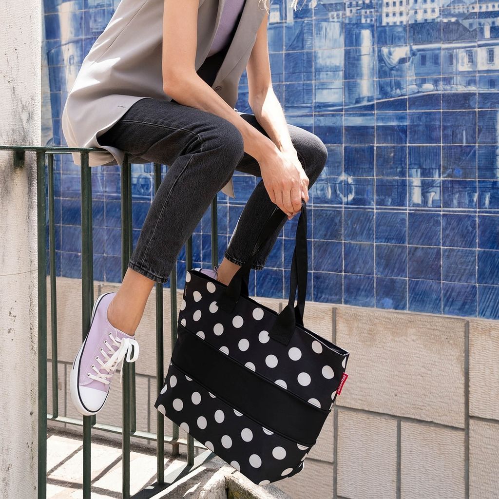 reisenthel Shopper e1 Dots White schwarz | Kaufland.de