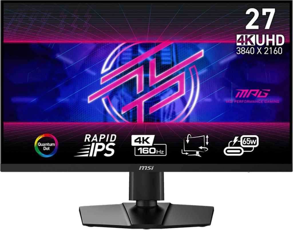 Msi Mpg 274urfde Qd 27´´ 4k Ips Led 160hz Gaming-monitor