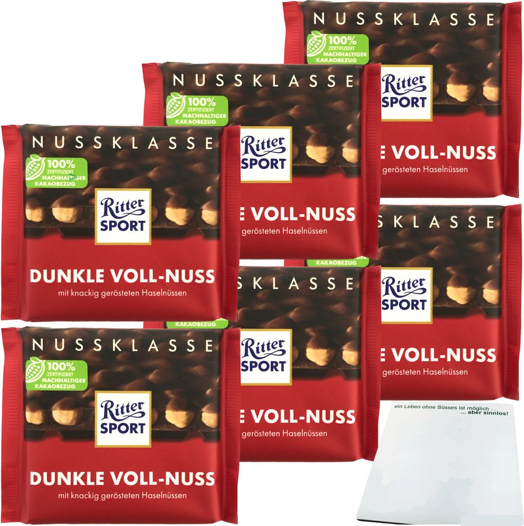 Ritter Sport Nussklasse Dunkle Voll-Nuss | Kaufland.de