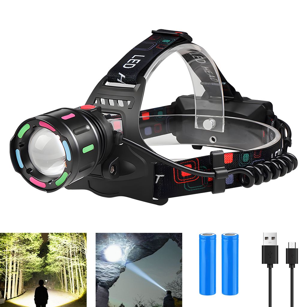 30W Super Hell Stirnlampe USB Kopflampe LED | Kaufland.de