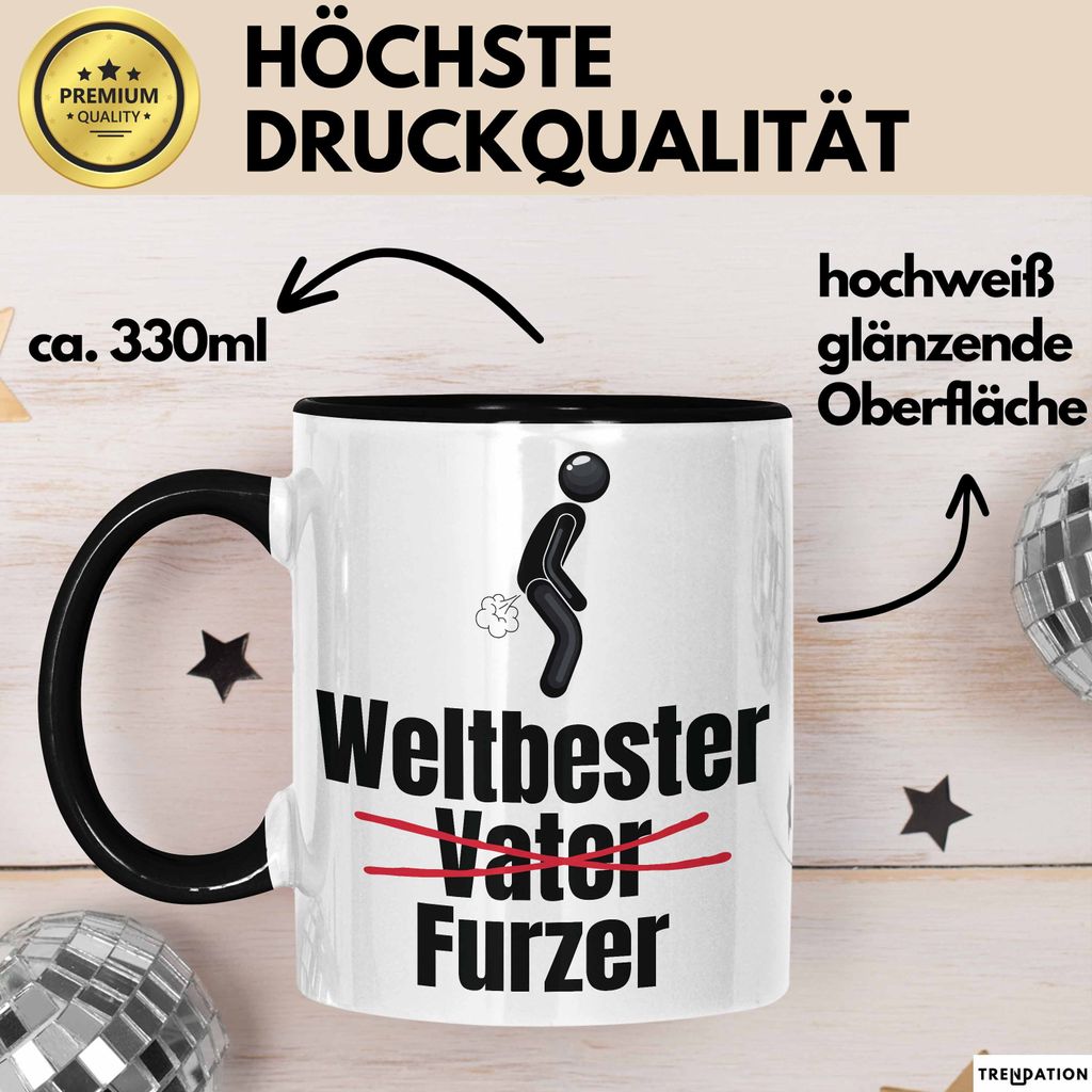Vater Geschenk Tasse Weltbester Papa Furzer | Kaufland.de