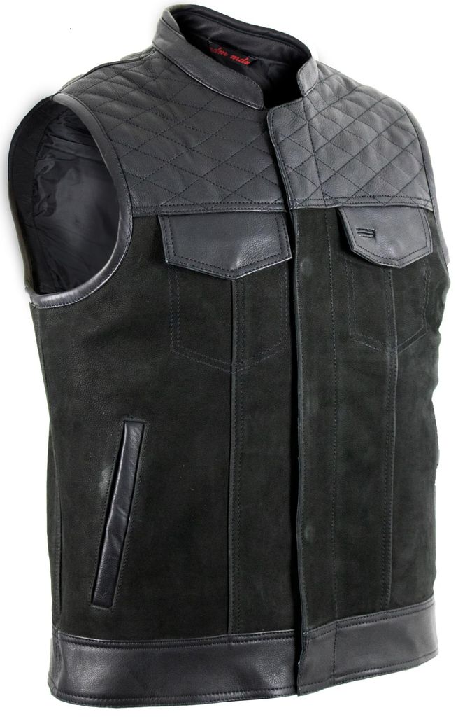 Motorrad Lederweste Custom Biker Weste | Kaufland.de