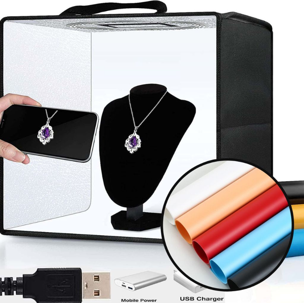 Confibel - Produktový foto box/ mini studio - Sada