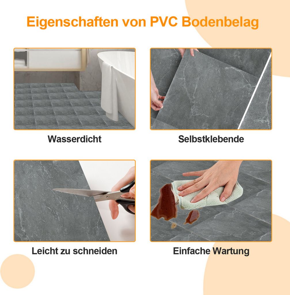 Yakimz PVC Laminat Vinyl Laminat Bodenbelag | Kaufland.de