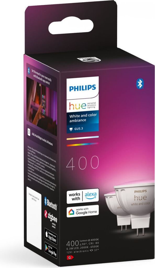 Philips Hue White& Col. Amb. MR16 LED žárovka | Kaufland.cz