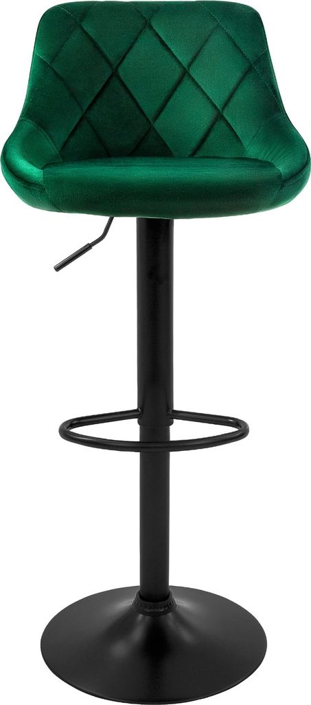 ML-Design 2er Set Barhocker aus Samt, Grün, | Kaufland.de