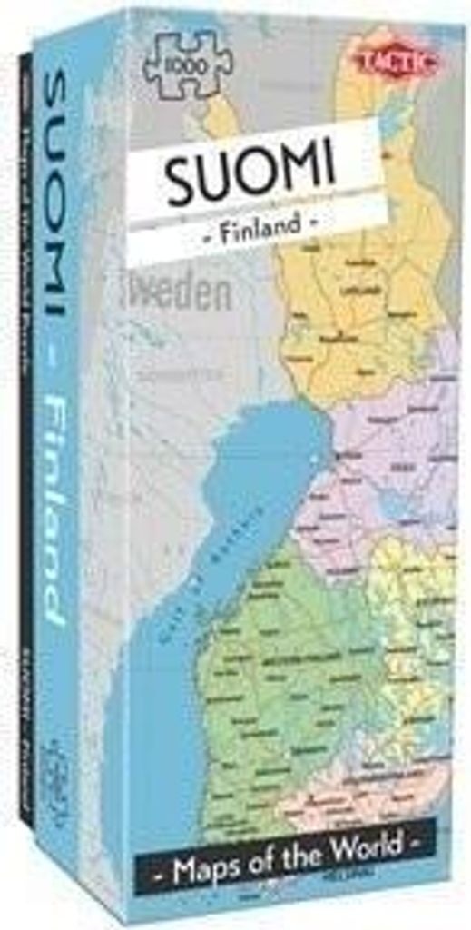 Puzzle 1000 map světa: Finsko Klasická puzzle | Kaufland.cz