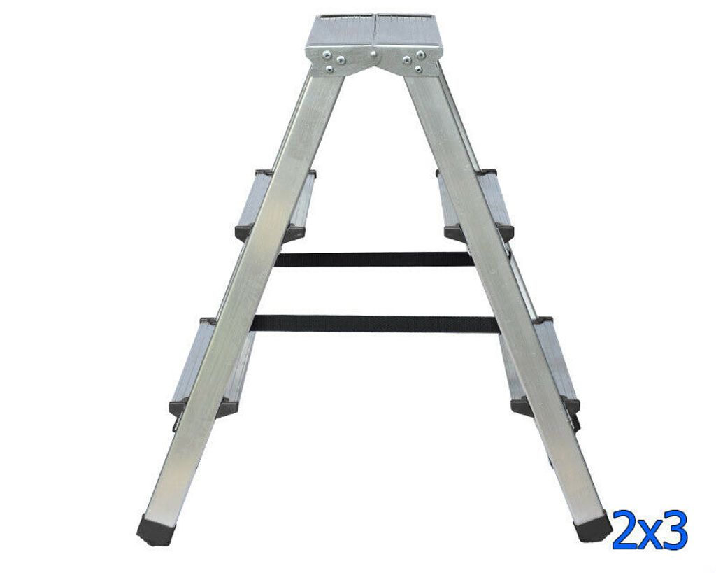 Zweiseitige Aluleiter 3 Stufen Klappleiter | Kaufland.de
