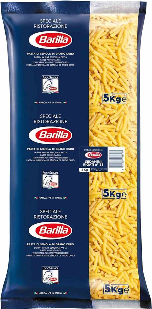 Barilla Sedanini Rigati 5Kg Nudeln