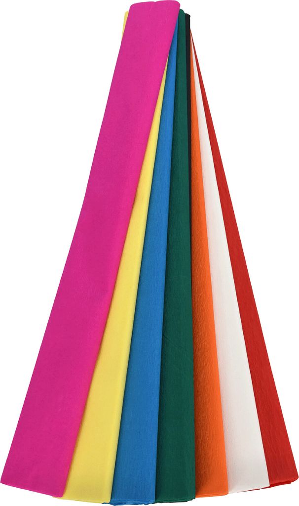 Krepppapier 45,5 x 200 cm 8 Bögen Bunt Mix | Kaufland.de