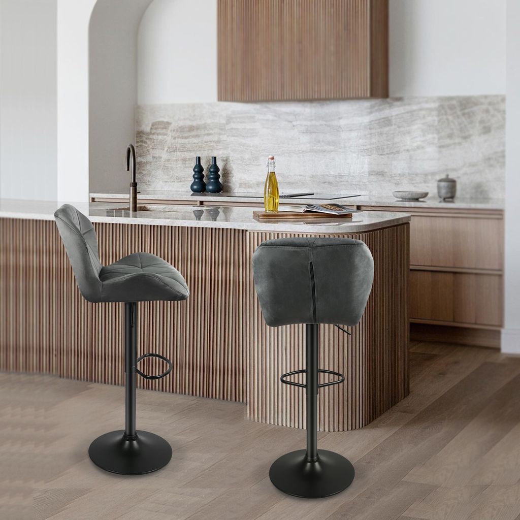 4er-Set Barhocker aus Samt - Barstuhl | Kaufland.de