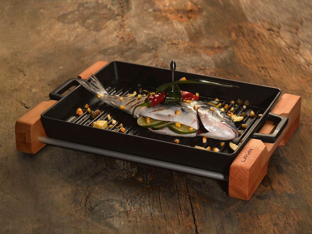 LAVA METAL Żeliwna płyta grillowa 26x32cm z | Kaufland.pl