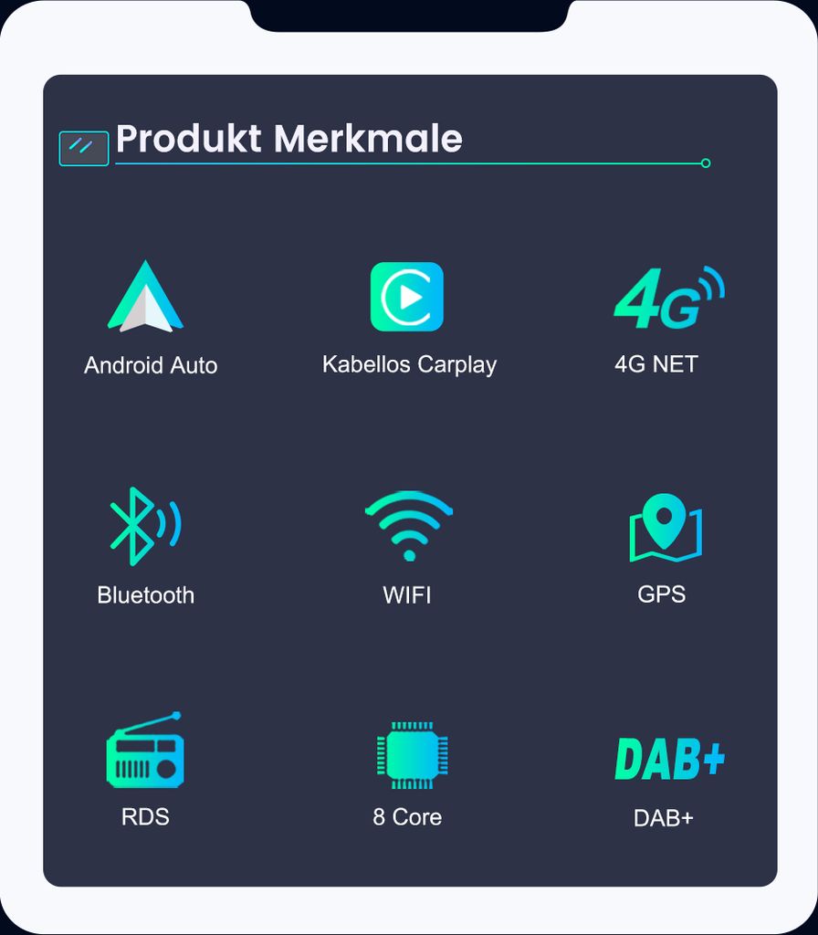 13.1''Carplay GPS Navi 4+64G 4G SIM Für | Kaufland.sk
