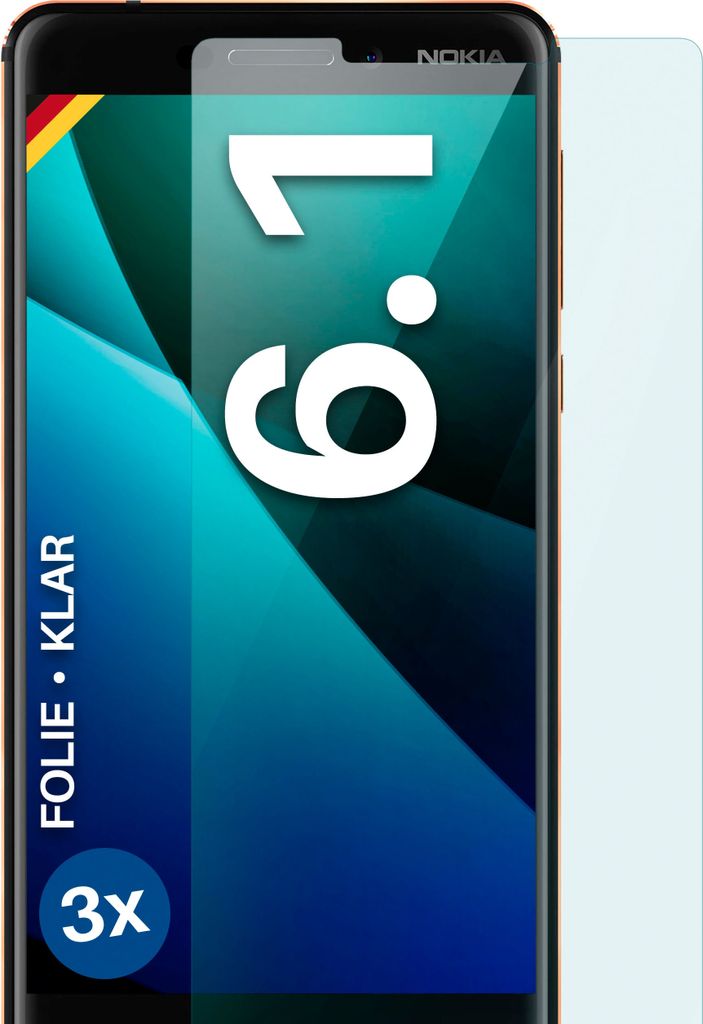 moex® 3x Schutzfolie kompatibel mit Nokia 6.1 | Kaufland.de