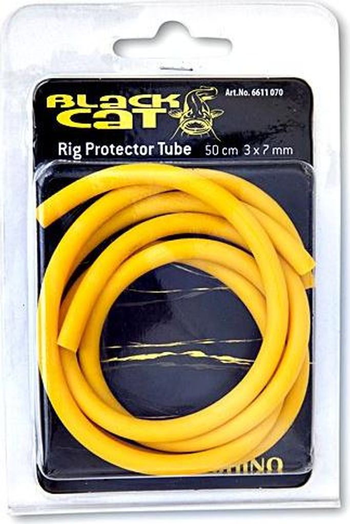 Black Cat Rig Tube Gelb 3/6mm 1.00m