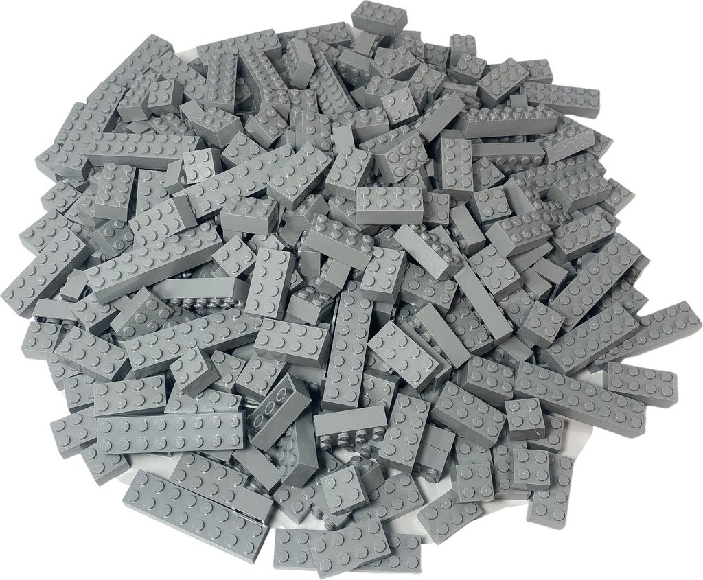 LEGO® Zweireihige Steine Bausteine Hellgrau | Kaufland.de