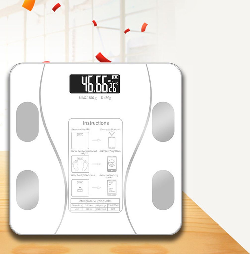 Osobní váha App 180 kg Bluetooth Elektronická | Kaufland.cz