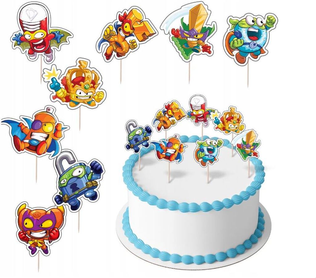 Topper SUPER ZINGS Papier Figuren 8 Stueck | Kaufland.de