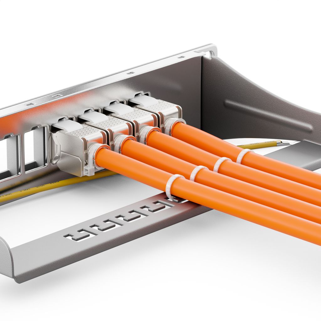 deleyCON 8 Port Patchpanel Set Patchfeld | Kaufland.de