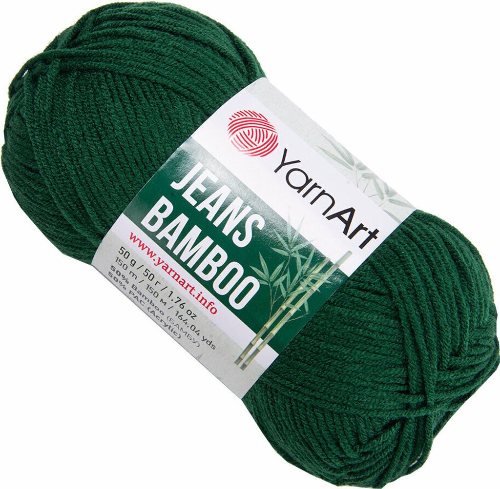 Yarn Art Jeans Bamboo 139 Dark Green Pletací | Kaufland.cz