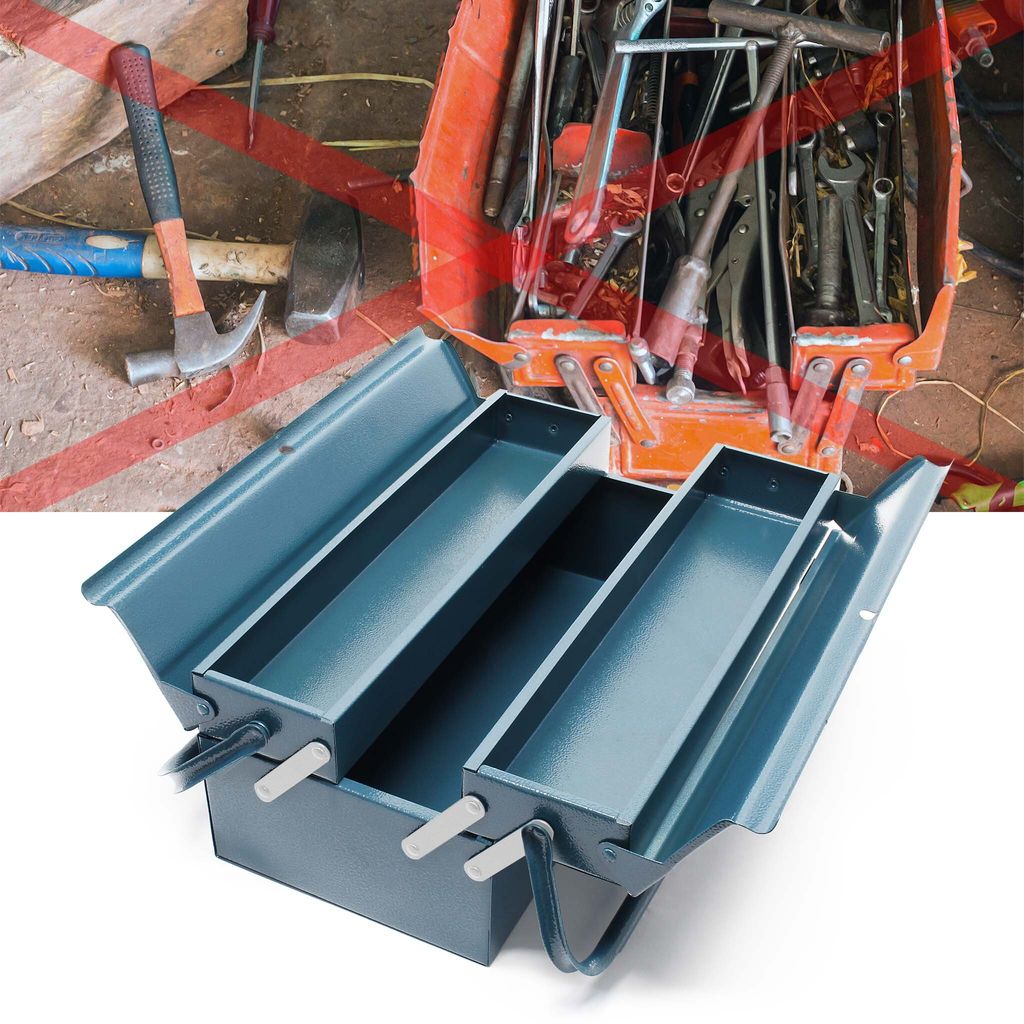 Wiltec box na nářadí 420x200x160mm z oceli se | Kaufland.cz