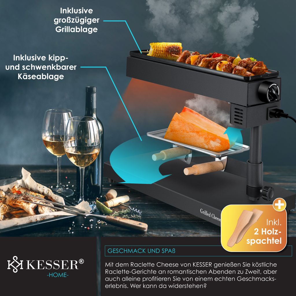 KESSER® Raclette Grill 2in1 - Käse-Raclette | Kaufland.de