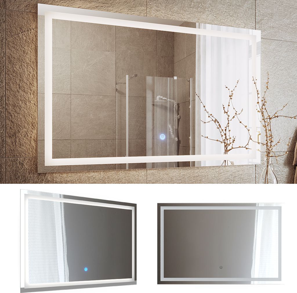 Kúpeľňové zrkadlo Vicco Viola, 110 x 70 cm s | Kaufland.sk