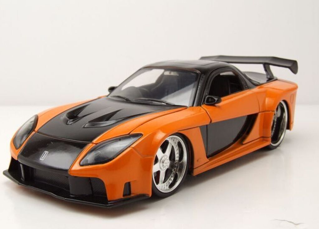 Mazda RX-7 1993 orange schwarz Fast & Furious Han