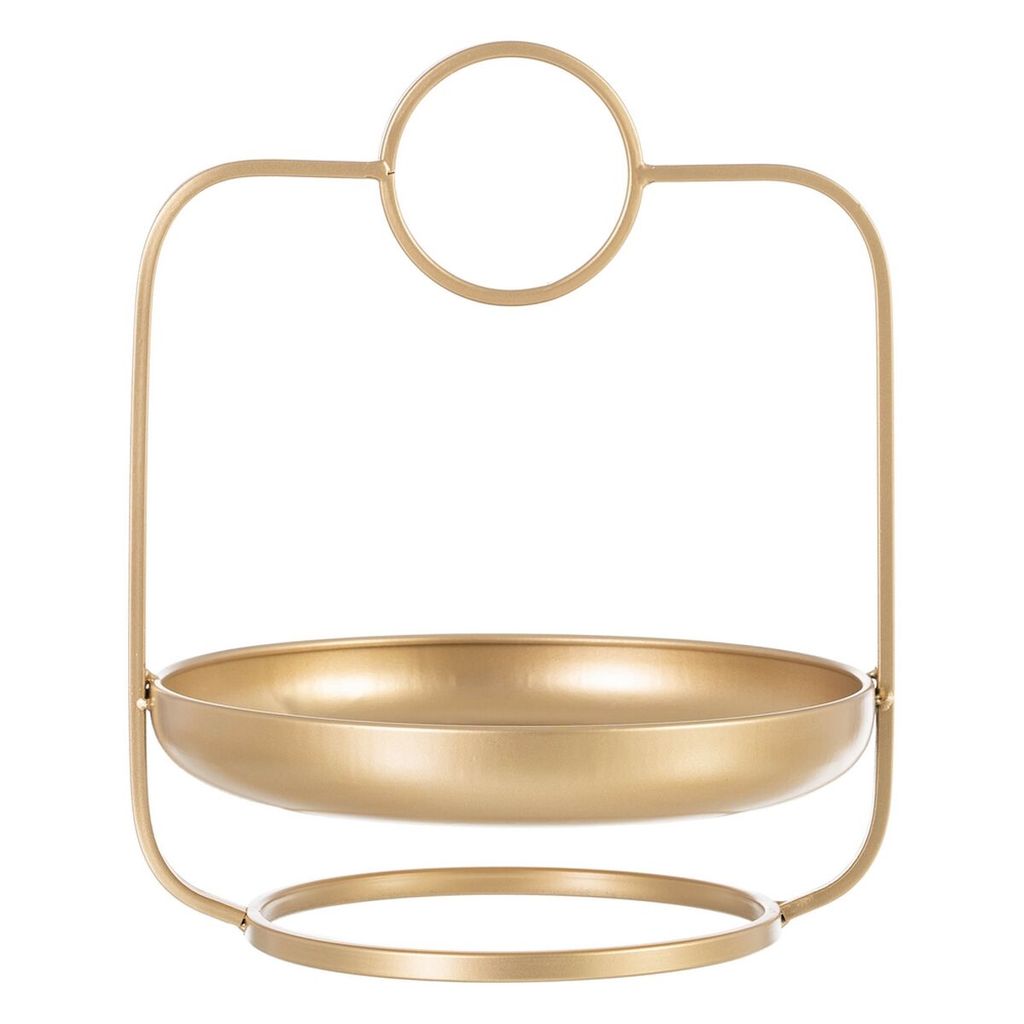 Tablett für Snacks 26,5 x 25 x 32,5 cm Gold | Kaufland.de