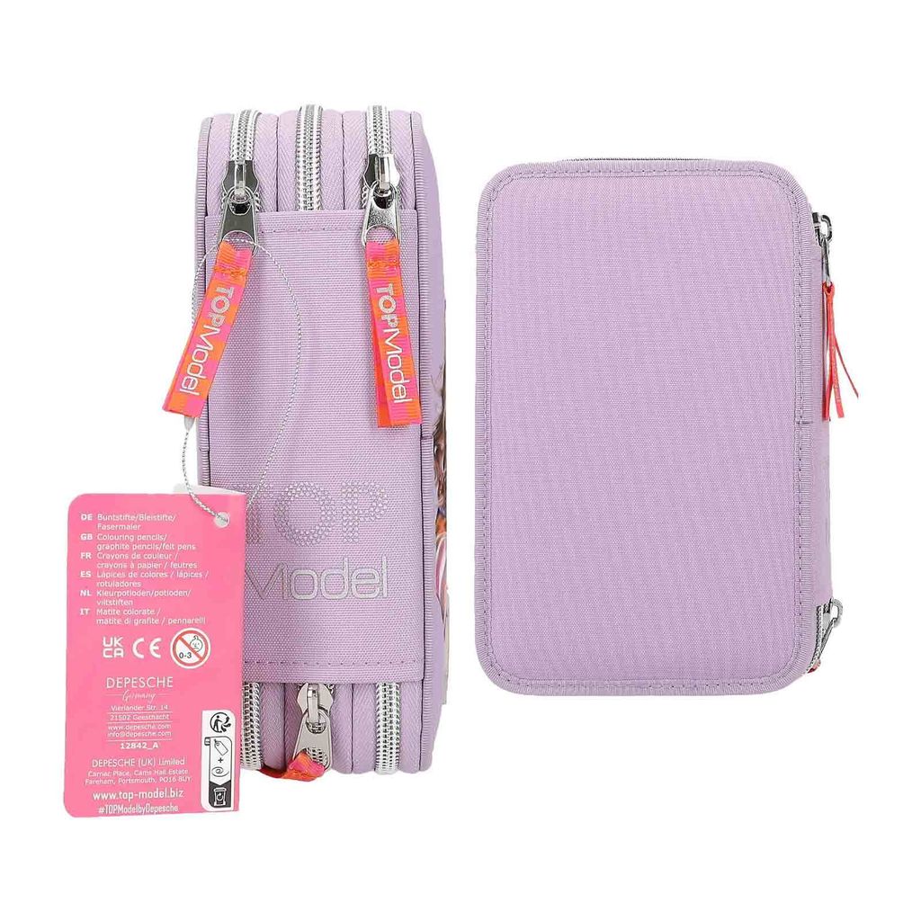 Depesche 3-Fach Federtasche mit appliziertem | Kaufland.de