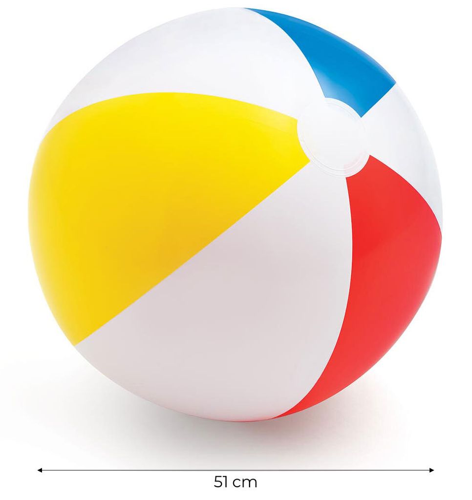 Nafukovacia farebná plážová lopta 51 cm | Kaufland.sk