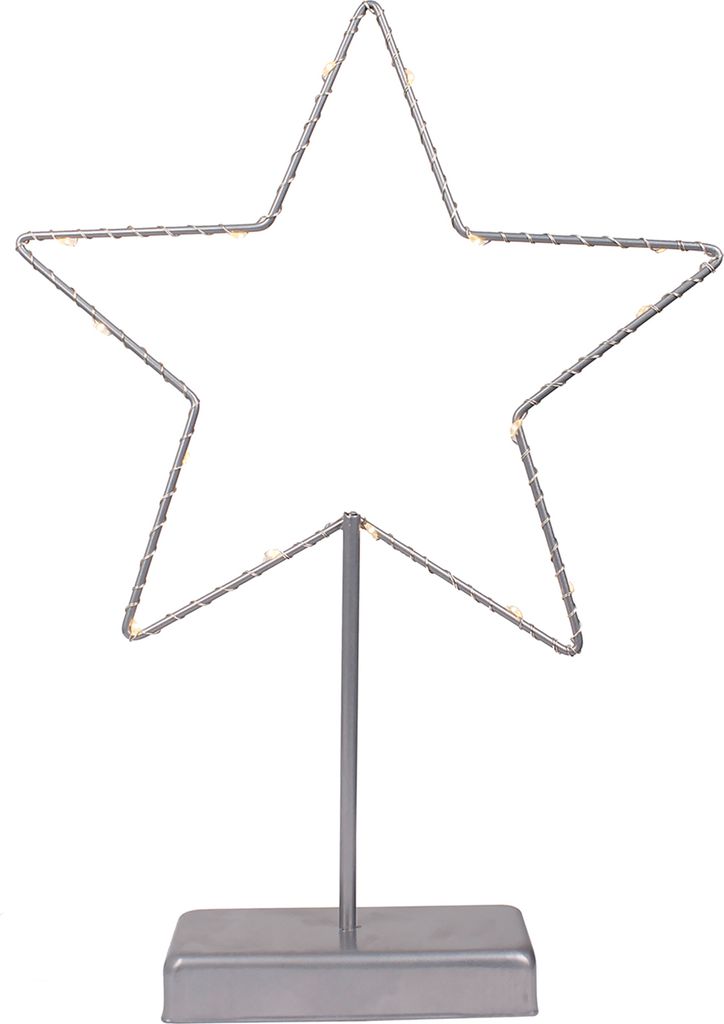 LED-Metallstern mit Ständer 15 LED's | Kaufland.de